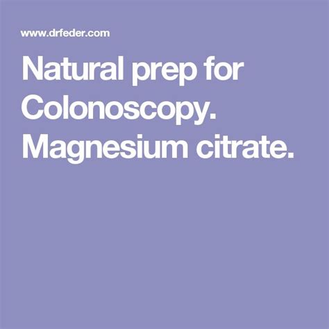 Magnesium Citrate Recall Colonoscopy Prep At Jacqueline Lucero Blog