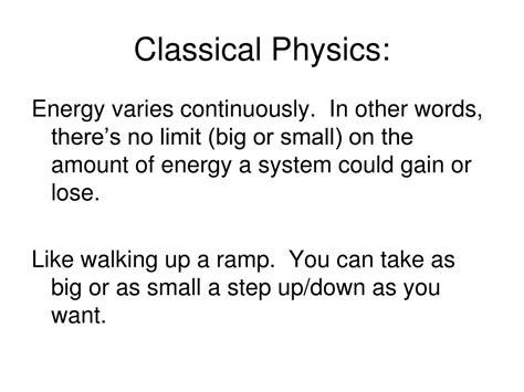 Ppt Understanding Classical Physics Waves And Particles Dynamics