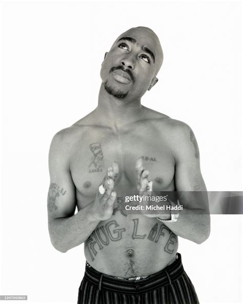 Rapper And Actor Tupac Shakur Is Photographed On April 23 1993 In