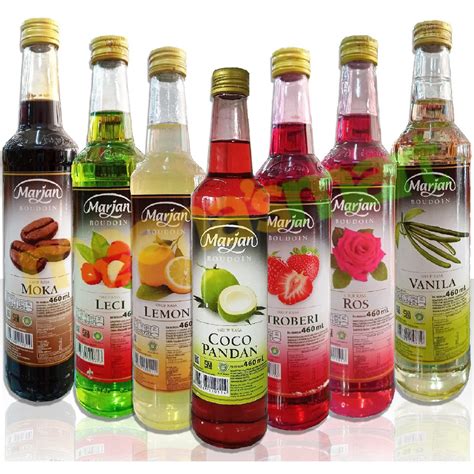 Marjan Boudoin Syrup All Variant 460 Ml Shopee Singapore