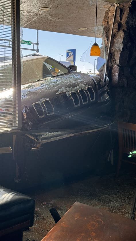 Car Crashes Through Wall Of Albuquerque Diner On Central