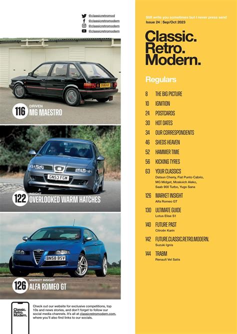 Classicretromodern Magazine Sepoct 2023 Back Issue