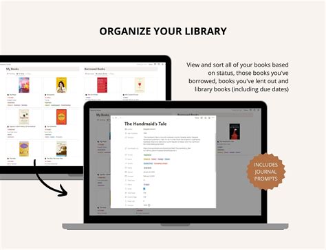 Notion Library Template Reading Goals Tracker Read Log Organizer