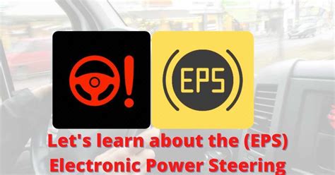 Let S Learn About The EPS Electronic Power Steering