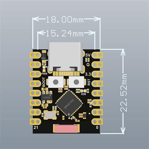 Esp32 C3 Udviklingskort Esp32 Supermini Udviklingskort Esp32