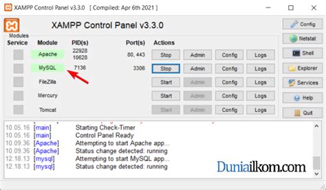 Cara Membuat Database Mysql Dengan Phpmyadmin Duniailkom