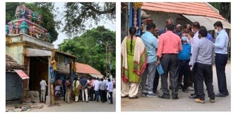 கோவை கார் குண்டு வெடிப்பு பகுதியில் அண்ணாமலை கோட்டை ஈஸ்வரன் கோயிலில்
