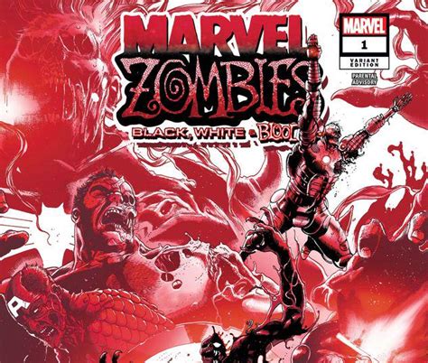 Marvel Zombies Black White Blood 2023 1 Variant Comic Issues