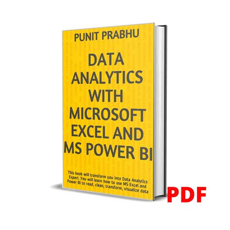 Data Analytics With Microsoft Excel And Power Bi Punit Prabhu Cliffmatt