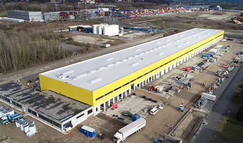 DHL Paket Austria Rascher Baufortschritt Im Paketverteilzentrum