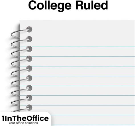 1intheoffice Notepads 4x6 College Ruled Assorted Nepal Ubuy
