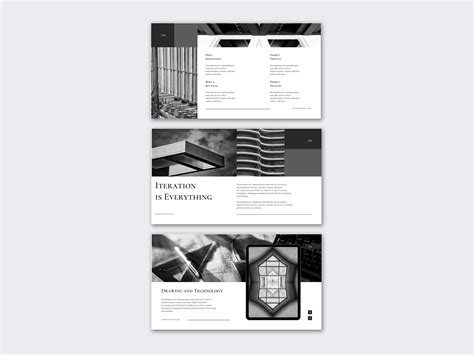 Architecture Google Slides Presentation Template Design Portfolio Ebook Client Proposal