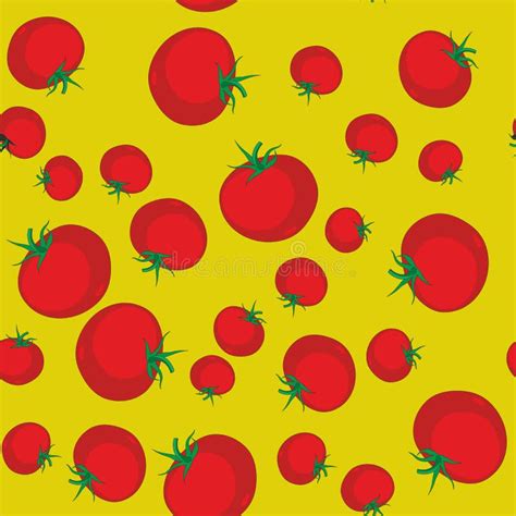 Red Tomato Seamless Texture 560 Stock Vector Illustration Of Floral Harvest 89746532