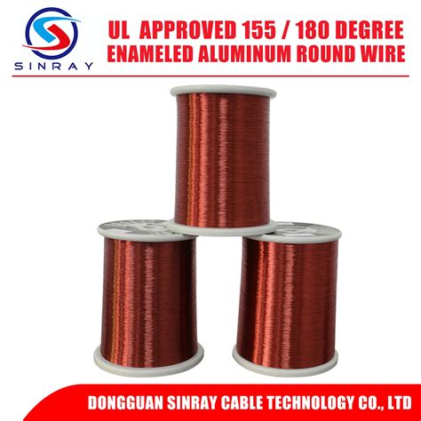 Class 155 Enameled Aluminum Winding Wire For Transformer Enameled