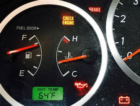 Oil Warning Light On Car