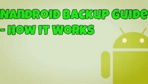 Nandroid Backup Guide How To Back Up And Restore Android System TechnoBuzz How To Android