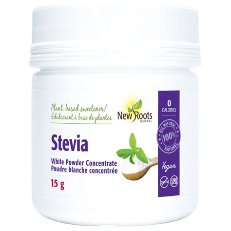 New Roots Stevia White Powder Concentrate