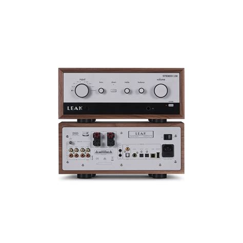 Leak Stereo 130 Integrated Amplifier Walnut — Ex-demo - Premium Sound ...