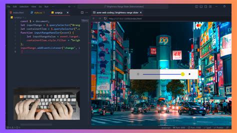 GitHub AsmrWebCoding Brightness Range Slider Change Brightness Using HTML Range Slider The