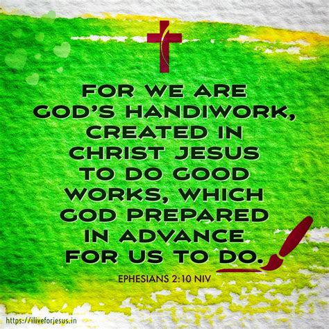 Gods Handiwork I Live For Jesus