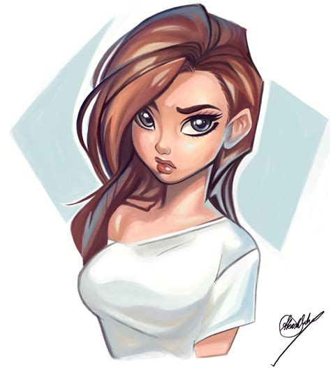 Картинки мультяшных девушек 69 фото