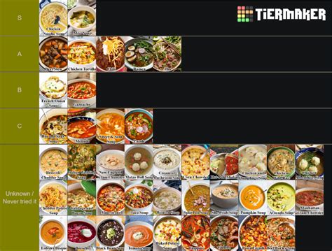 Definitive Soup Tier List Community Rankings TierMaker