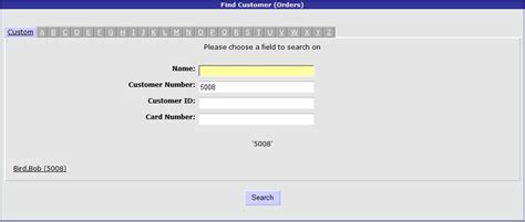 Tutorial Customer Orders
