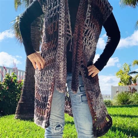 Long Vest Pattern Etsy
