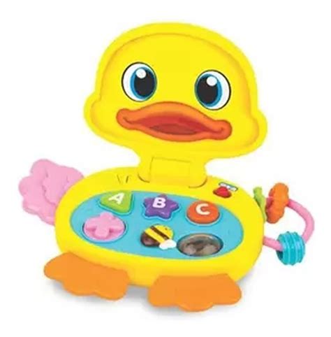 Brinquedo Laptop Baby Patinho Infantil Musica Winfun Mercado Livre