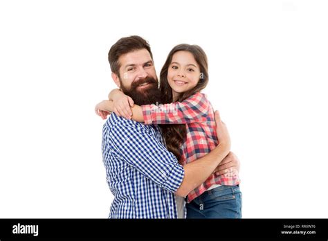 Love Her Most Of All Bearded Man Father With Daughter Father And