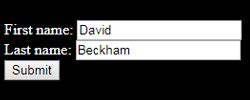 JavaScript DOM Store And Display The Values Of Text Boxes Of A Form W3resource