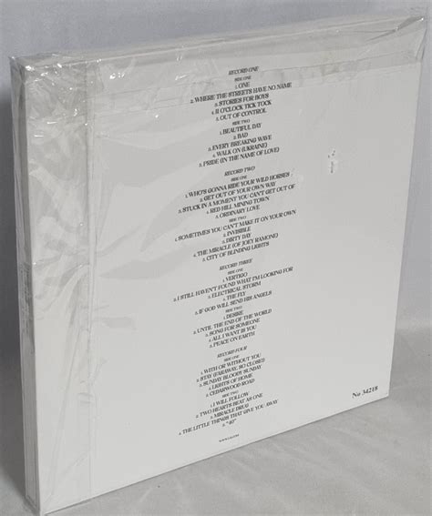 U2 Songs Of Surrender Super Deluxe 4lp Uk Vinyl Box Set —