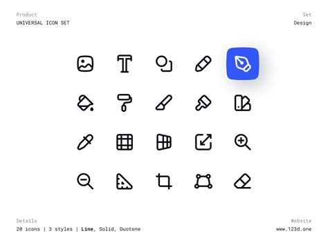 Universal Icon Set Design By Dima Groshev 123done On Dribbble