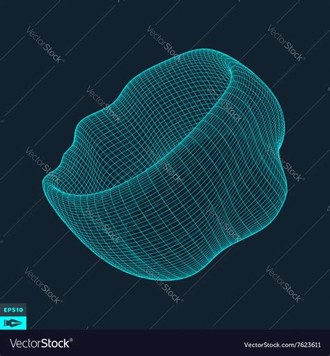 Lattice Geometric Polygonal Element Grid Vector Image