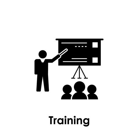 Training Trainer Board Vector Icon Illustration 23041000 Vector Art