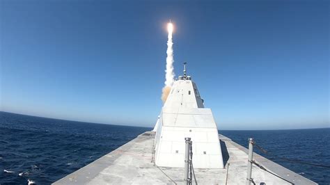 Uss Zumwalt Conducts First Test Of Mk 57 Vertical Launching System