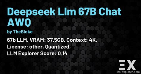 Deepseek Llm 67b Chat Awq By Thebloke Benchmarks Features And Detailed Analysis Insights On