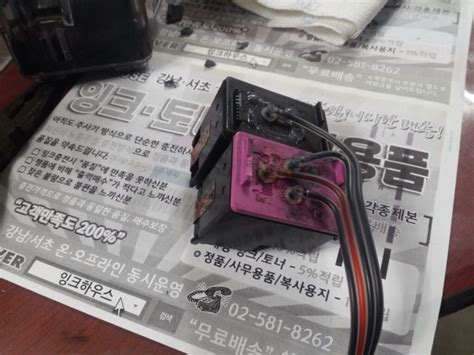 프린터잉크가안나올때 잉크카트리지노즐막힘 해결방법 노즐막힘예방 프린터임대 무한공급기설치 전문점 잉크하우스 네이버 블로그