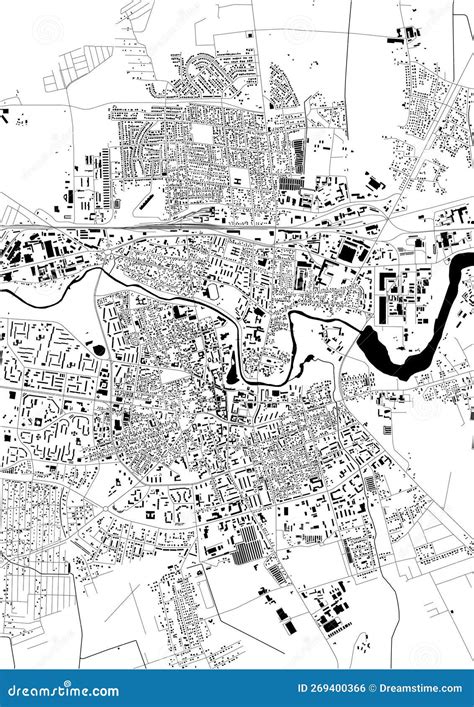 Location Map Of Panevezys Region Vector Illustration Cartoondealer