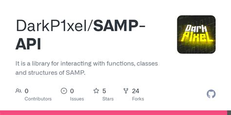 github darkp1xel samp api it is a library for interacting with