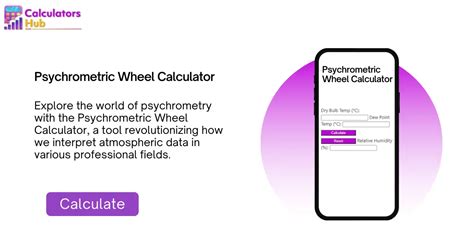 Psychrometric Wheel Calculator Online Calculatorshub