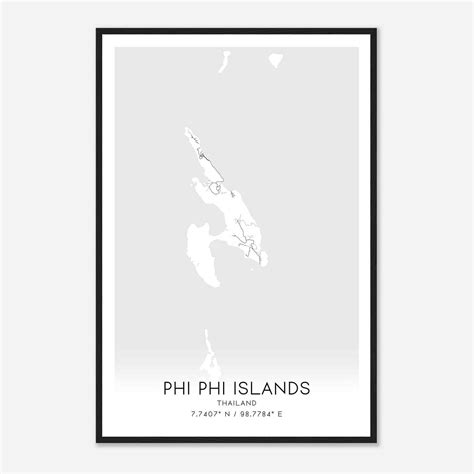 Phi Phi Islands Custom Maps And Posters