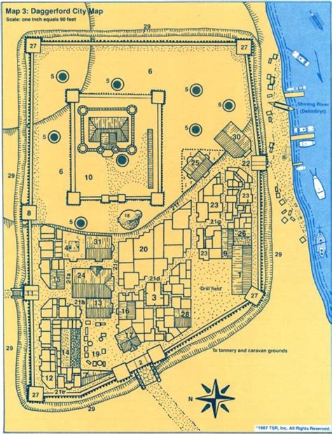 Daggerford A Town In Forgotten Realms On The Sword Coast