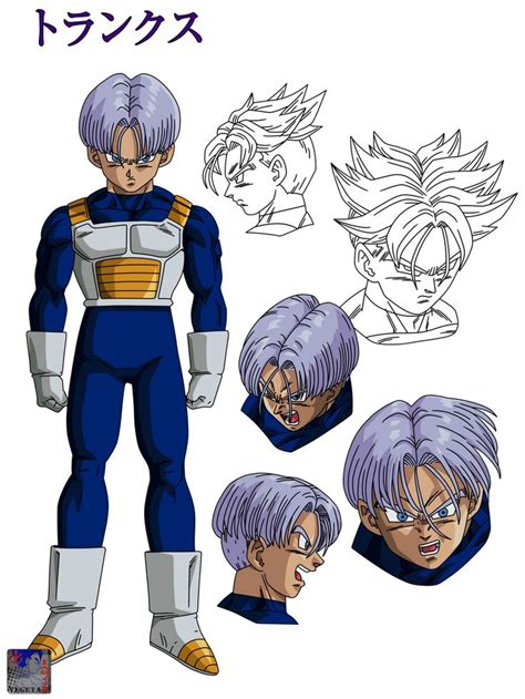 Trunks Lineart47 Color By Prinzvegeta On Deviantart Anime Dragon