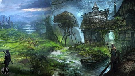 1360x768 The Elder Scrolls Iv Oblivion Elder Scrolls Fan Art
