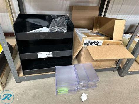 Vertiflex Vertical 3 Shelf Condiment Organizers And Alera Mobile File Roller Auctions