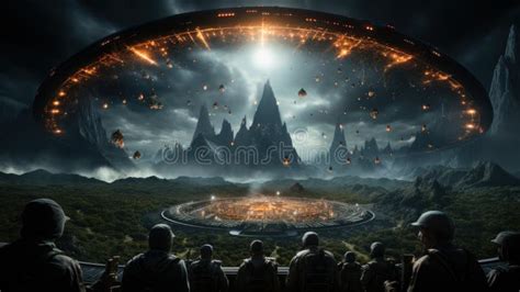 A Spaceship Flies Through A Vast Dark Void Created With Generative Ai