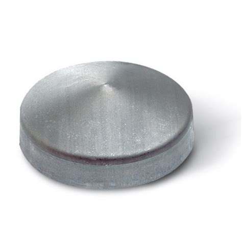 114mm Rnd Post Cap Black Steel Rolling Center Australia