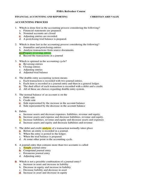 1 Accounting Process Pdf Debits And Credits Deferral