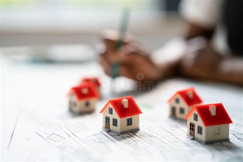 Land Plot And Cadastre Map Stock Image Image Of Hold 259545631